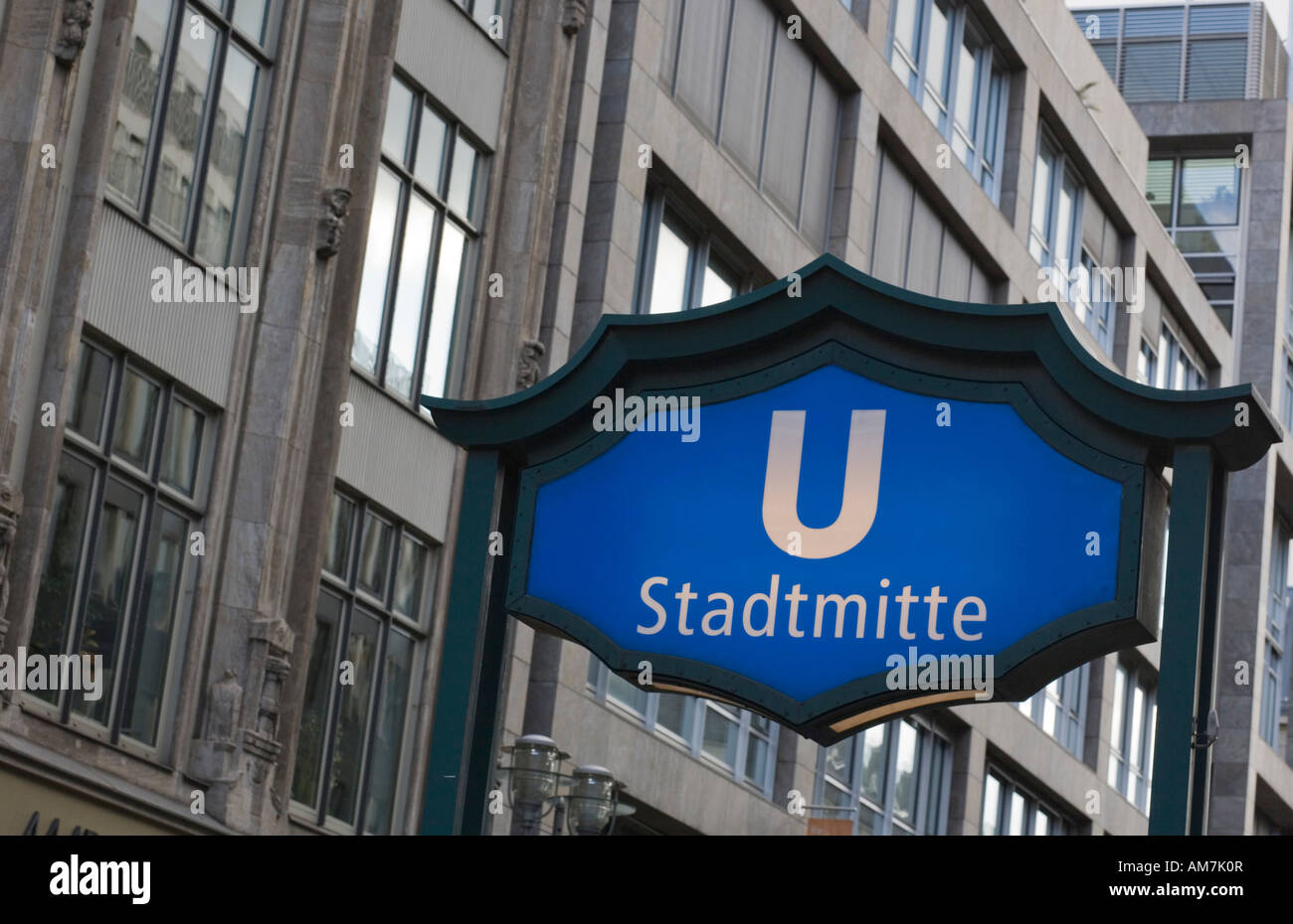 Subway station Stadtmitte, centre Berlin Germany Stock Photo - Alamy