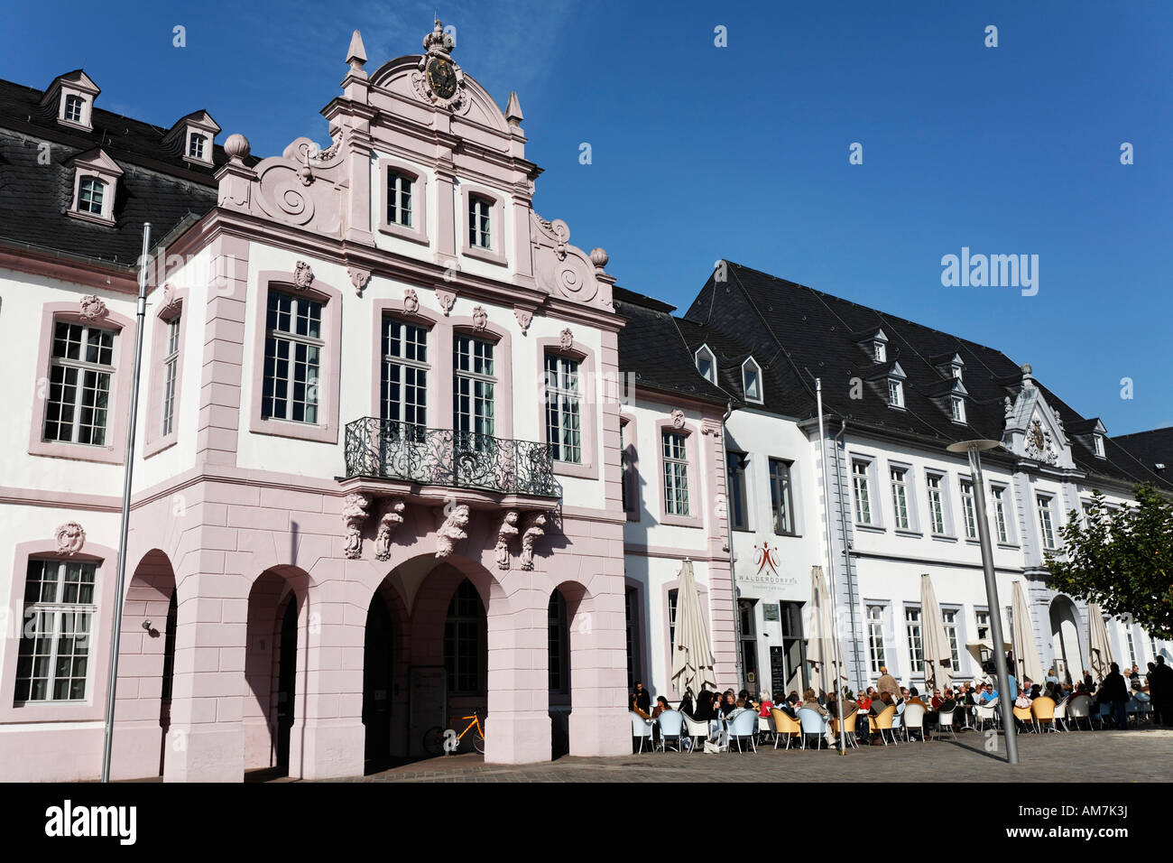 Historic palace Walderdorff, Trier, Rhineland-Palatinate, Germany Stock ...