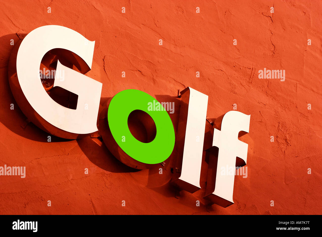 Golf sign hi-res stock photography and images - Alamy