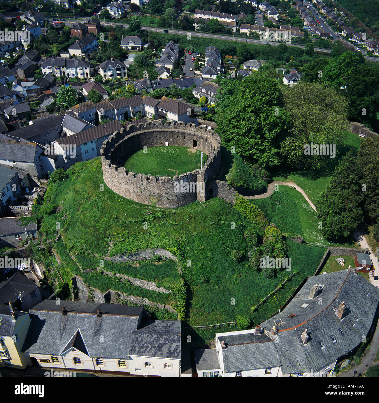 Totnes castle summer hi-res stock photography and images - Alamy
