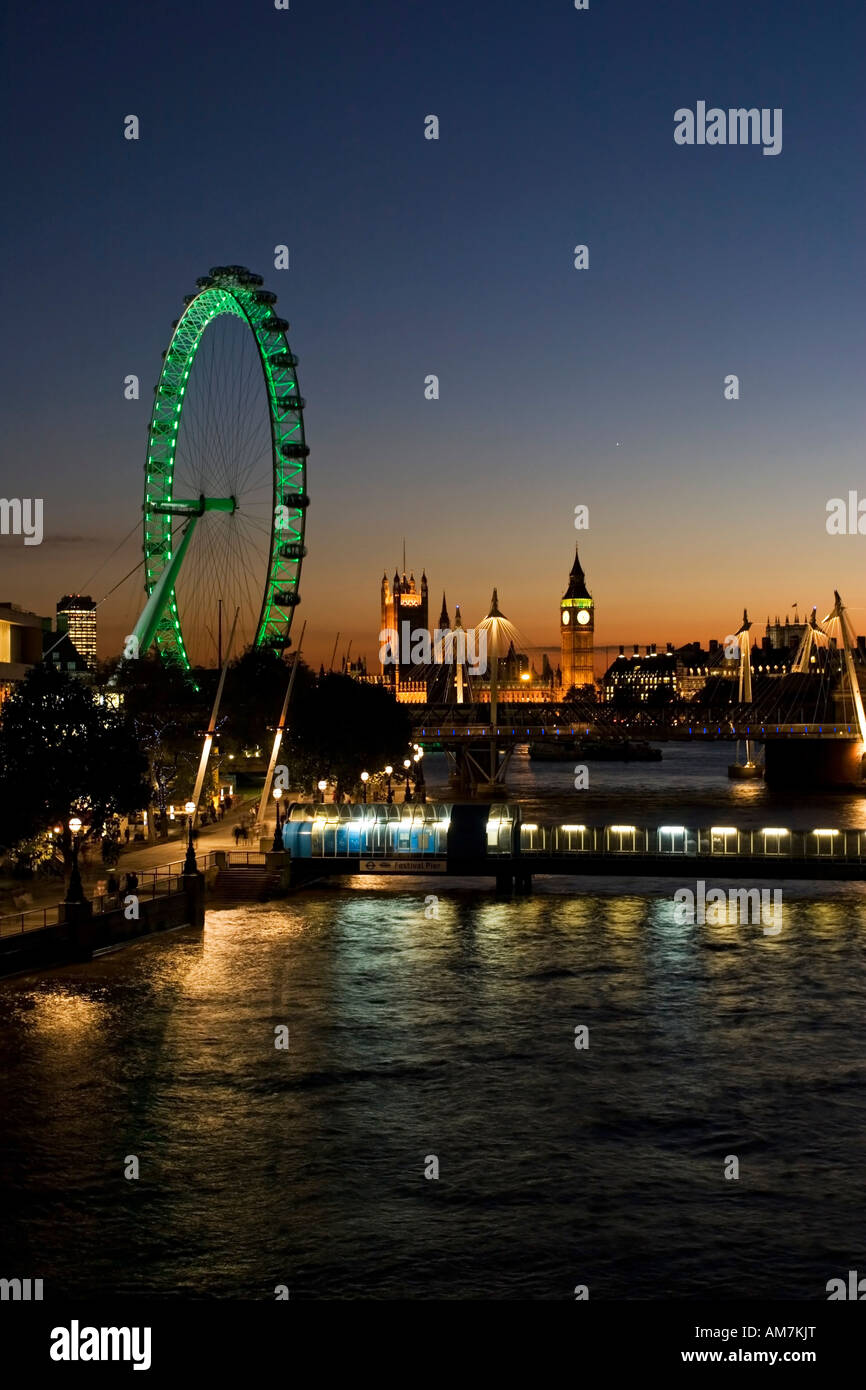 River Thames Sunset London Stock Photo - Alamy