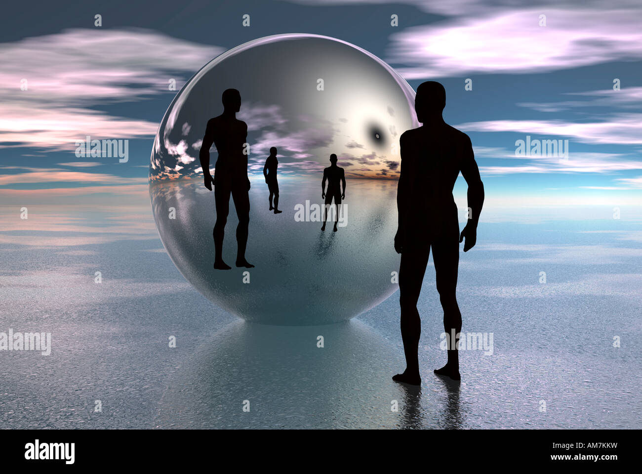 Sphere of Influence A SciFi 3D Conceptual Image Dealing With Time ...