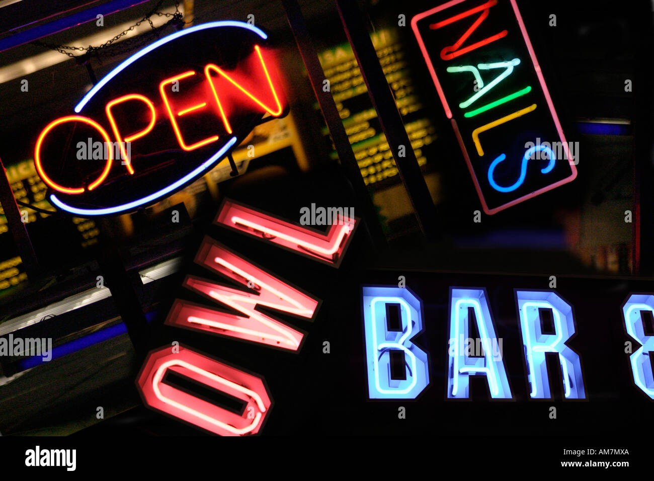 Open neon tubes hi-res stock photography and images - Alamy