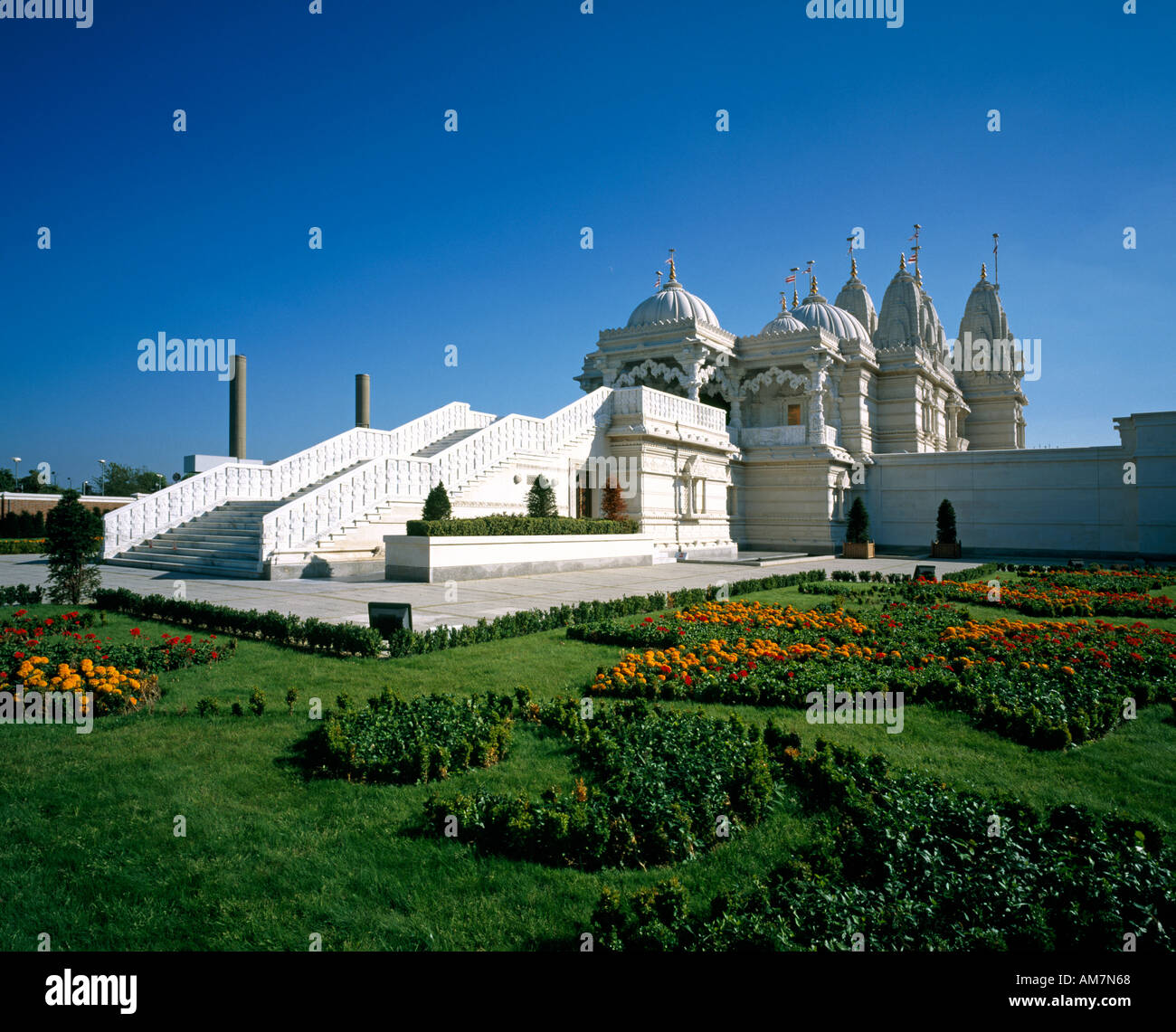Neasden Hindu temple in Neasden London NW10 England Stock Photo - Alamy
