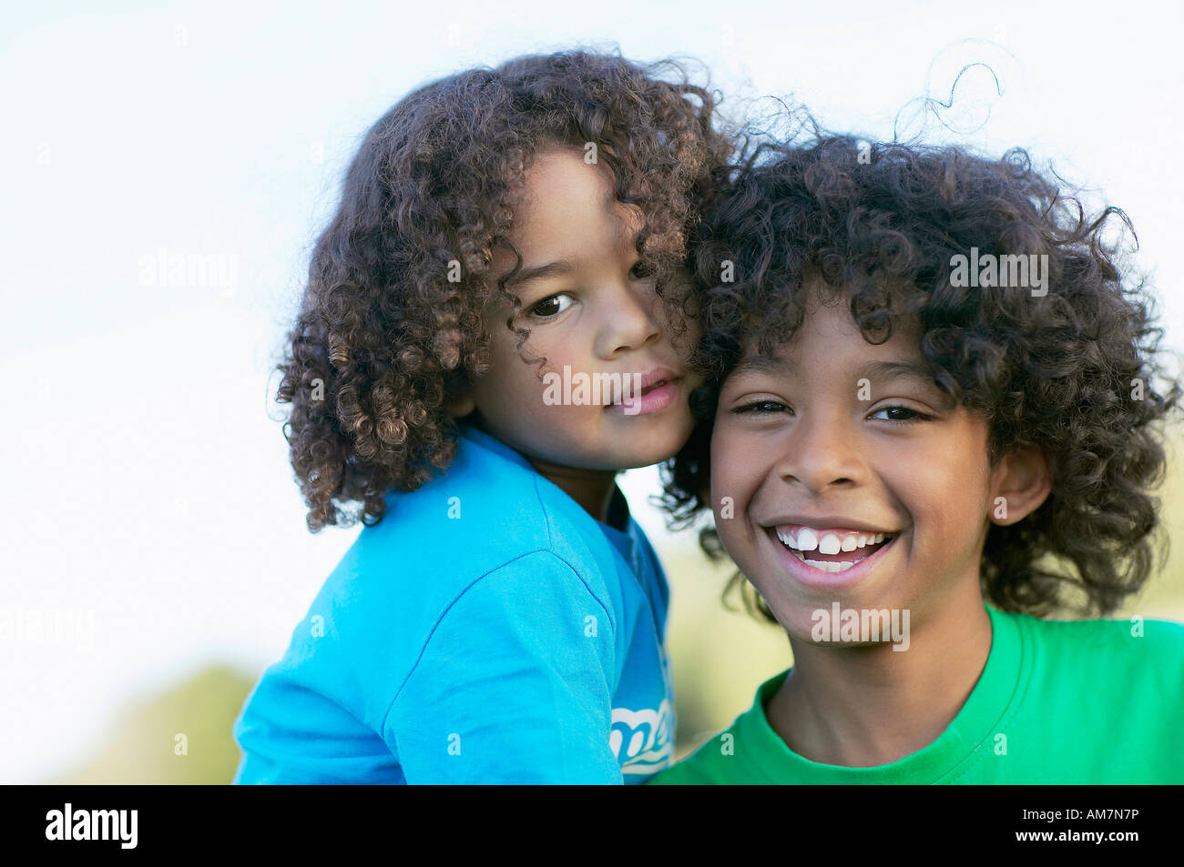 Kids with cool hair Stock Photo - Alamy
