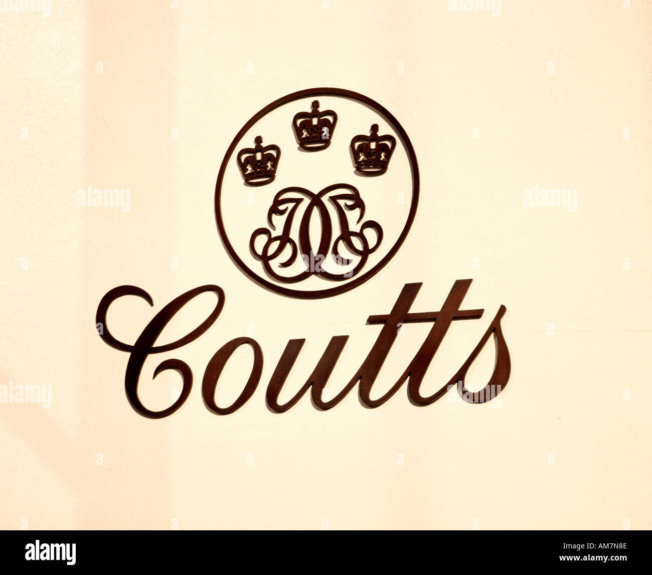 Coutts and Co building logo sign on 440 Strand London WC2 England Stock ...