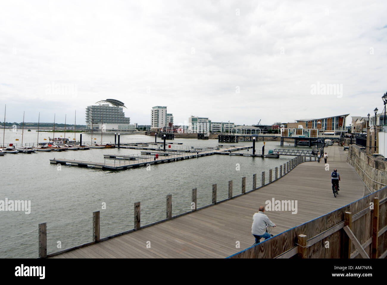 Cardiff Bay area Wales Stock Photo - Alamy
