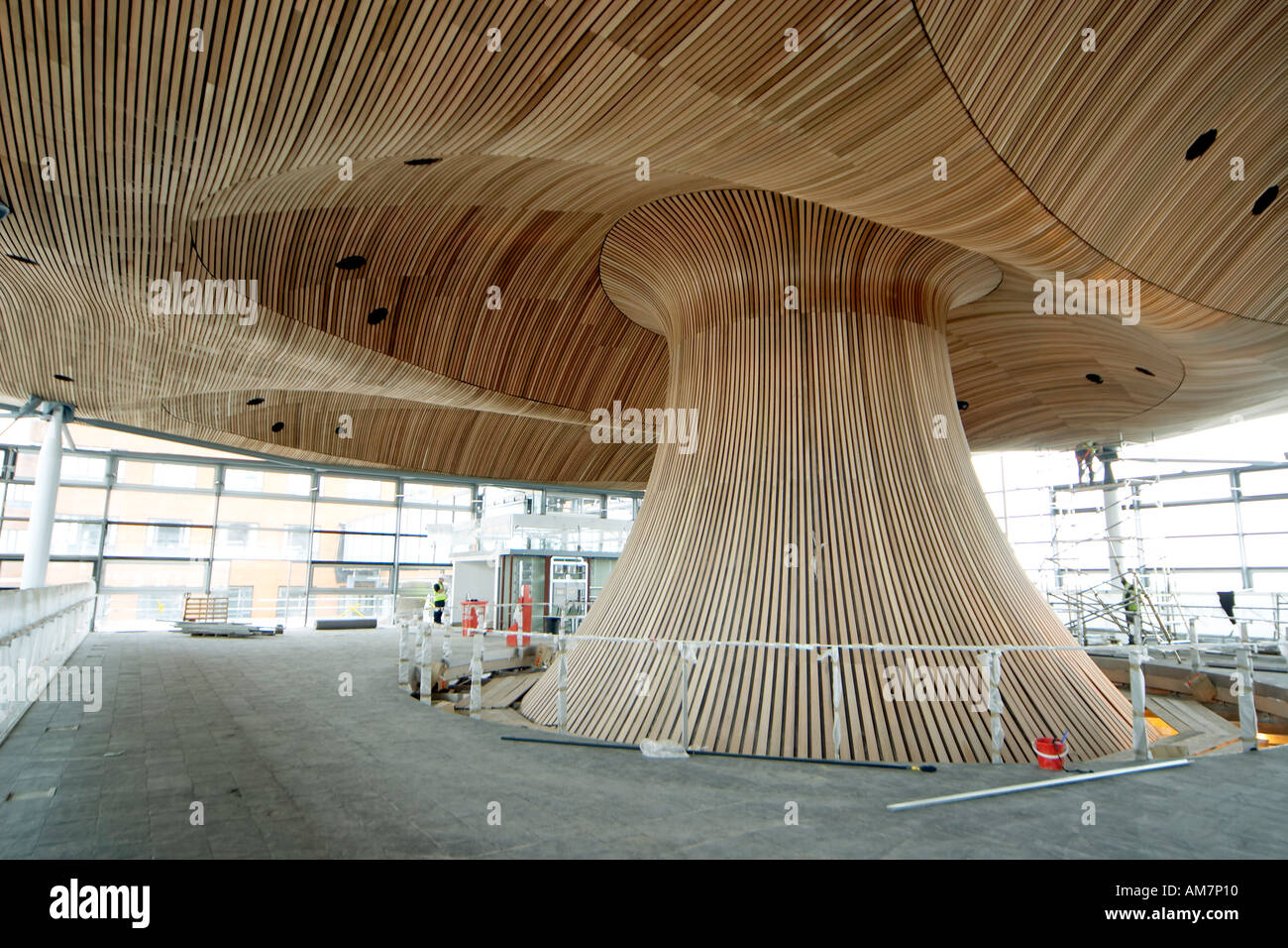 New National Assembly of Wales Building Cardiff main interior Richard ...