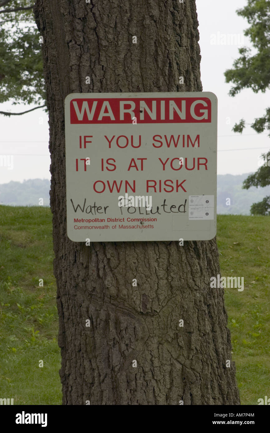 Swim at own risk hi-res stock photography and images - Alamy