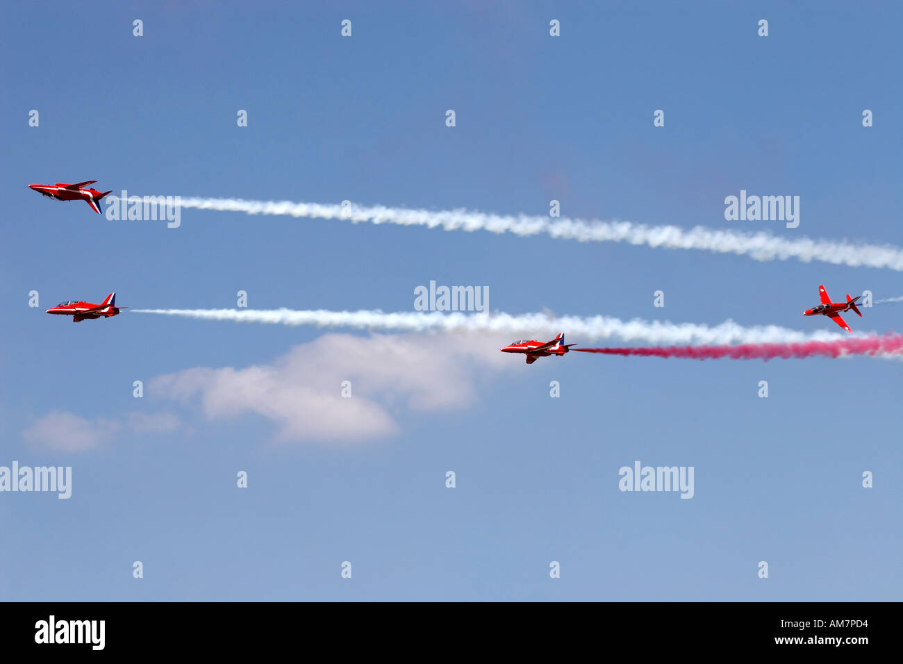 Red Arrows Formation Aerobatic Flying Team display aircraft aeroplanes ...