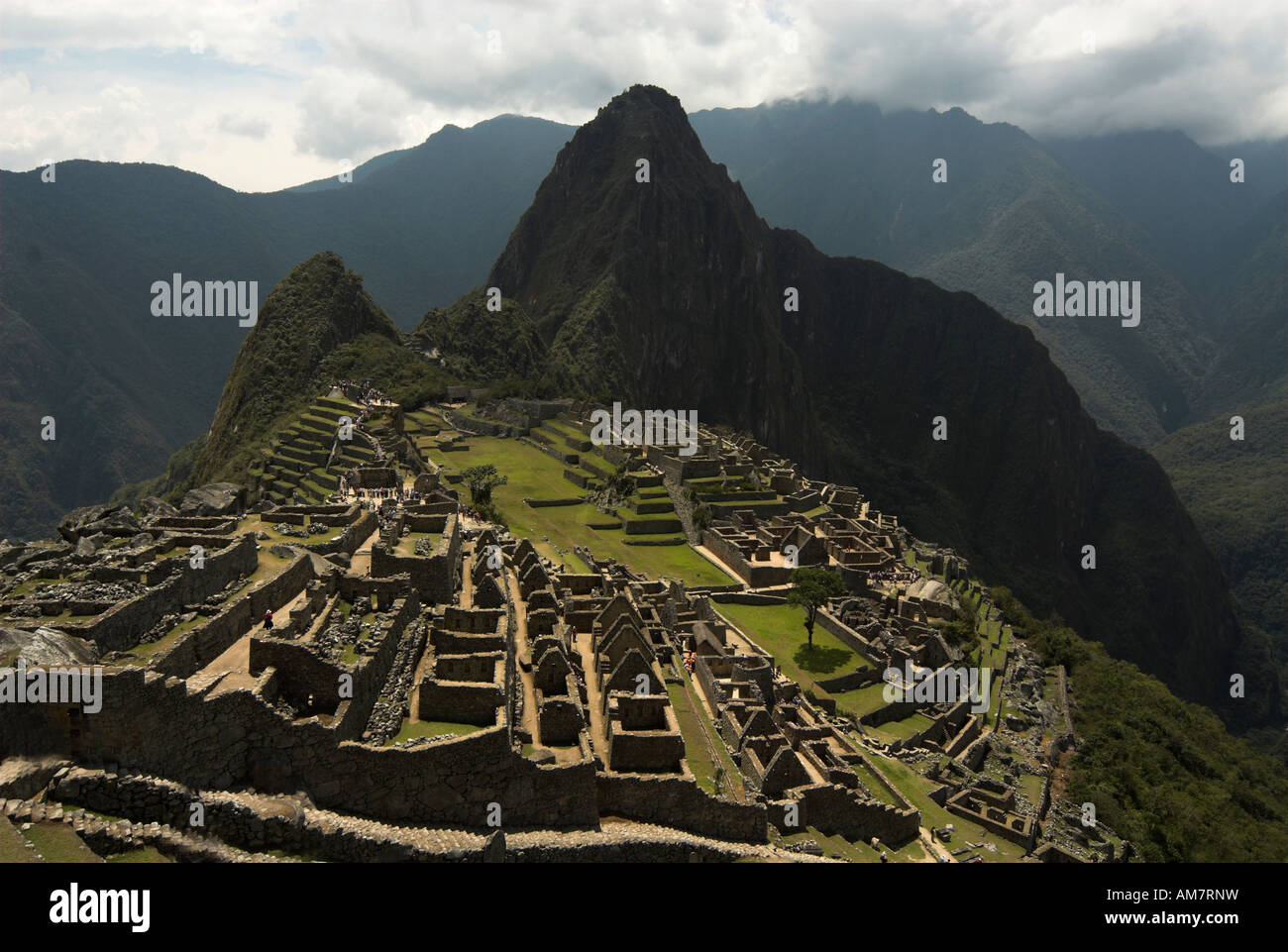 Machu Picchu Inca Ruins Peru Stock Photo - Alamy