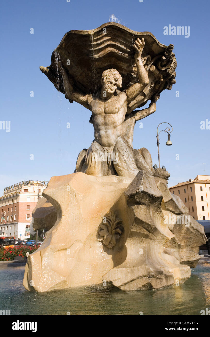 Fontana dei Tritoni, in Piazza della Bocca della Verita, Rome, Italy ...