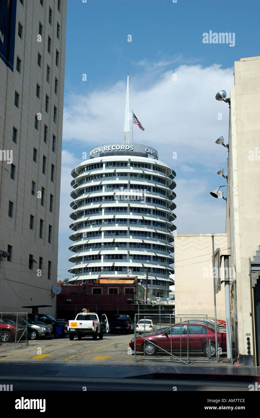 Southern California Los Angeles Hollywood Capitol Records Building USA ...