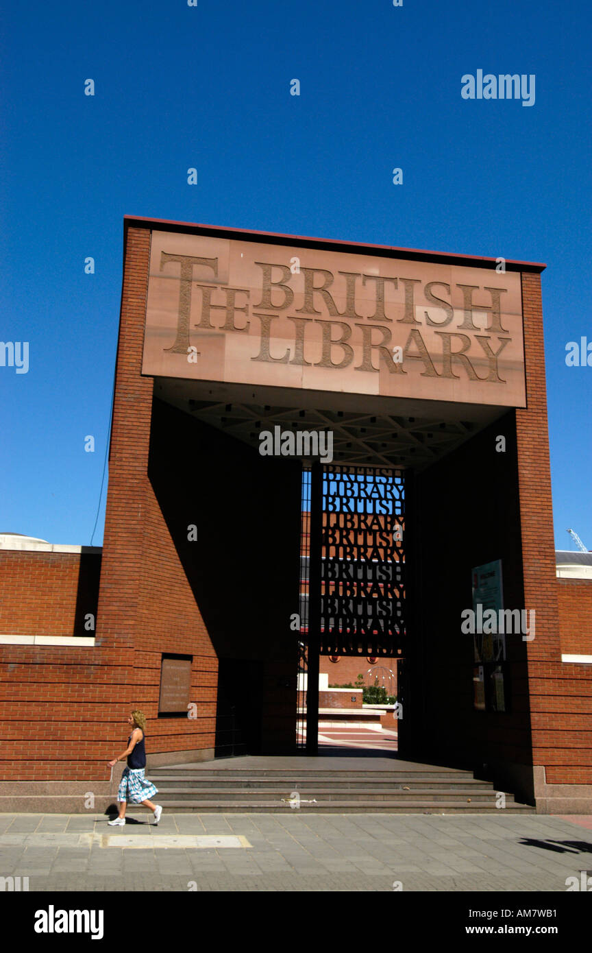 The British Library London England UK Stock Photo - Alamy