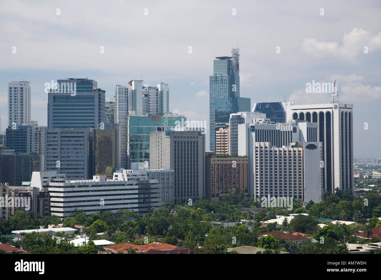 Makati Skyline by day Stock Photo - Alamy