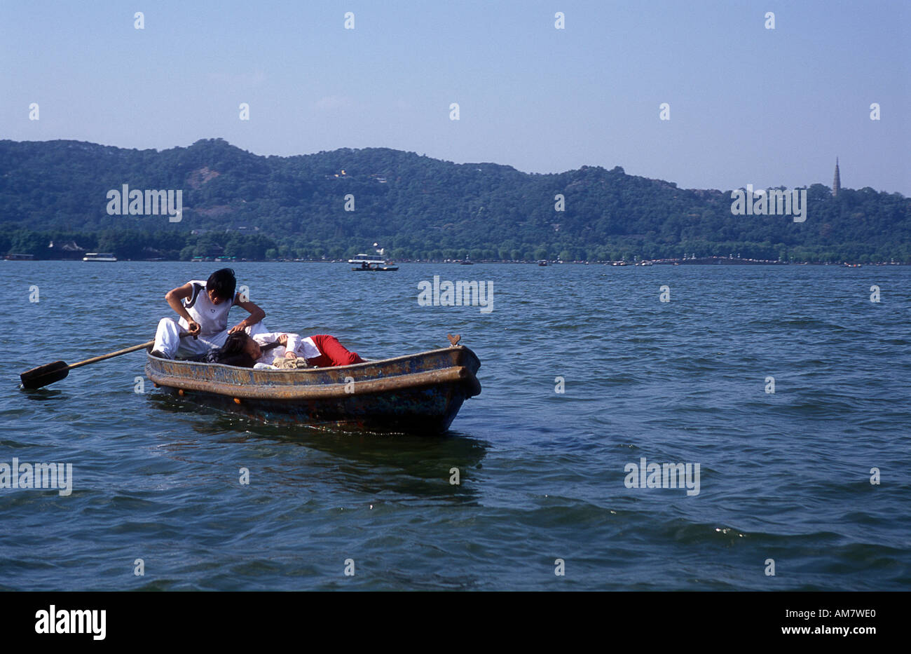 Boat relaxing hi-res stock photography and images - Alamy