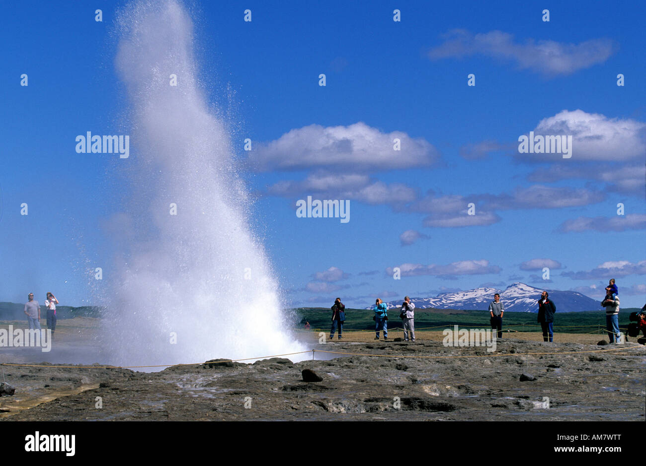 Iceland, Geysir and its geysers Stock Photo - Alamy