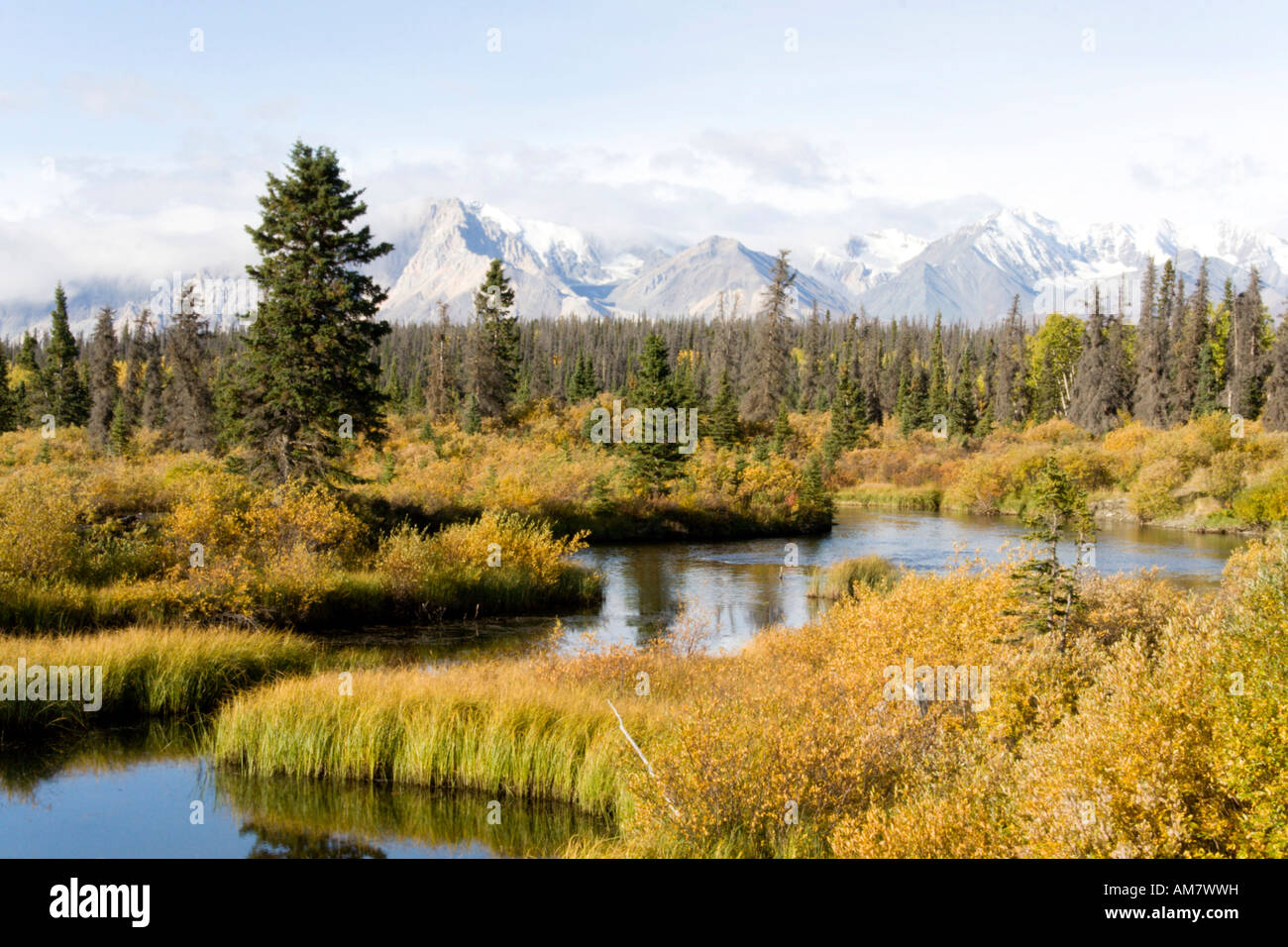Jarvis River, Yukon Territory, Canada Stock Photo - Alamy