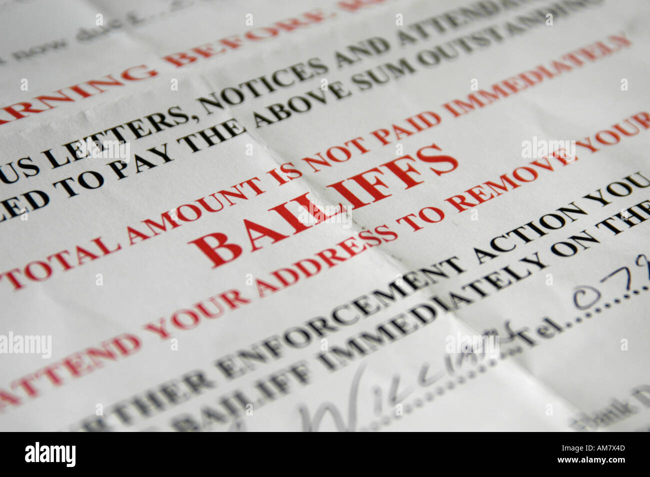 Bailiff uk hi-res stock photography and images - Alamy