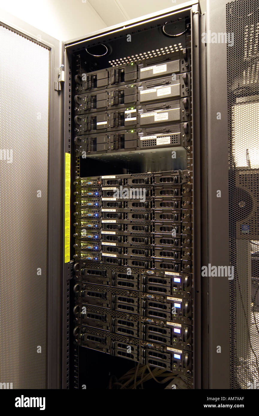 Office computer server room Stock Photo - Alamy