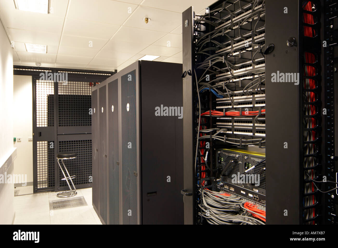 Office computer server room Stock Photo - Alamy