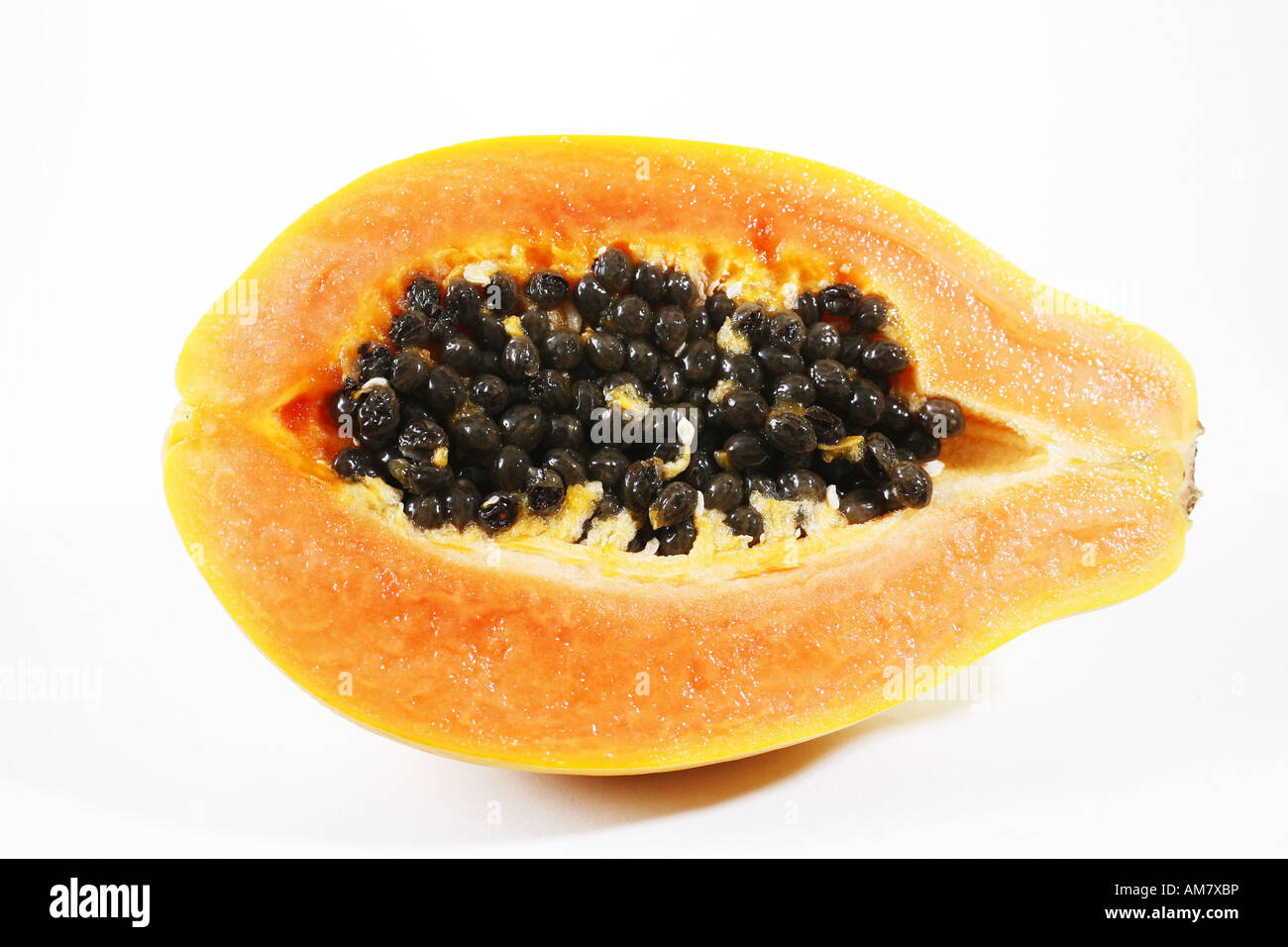 Fruit half halved papayas hi-res stock photography and images - Alamy