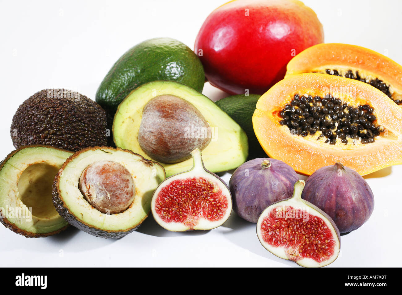 Pile tropical exotic fruits hi-res stock photography and images - Alamy