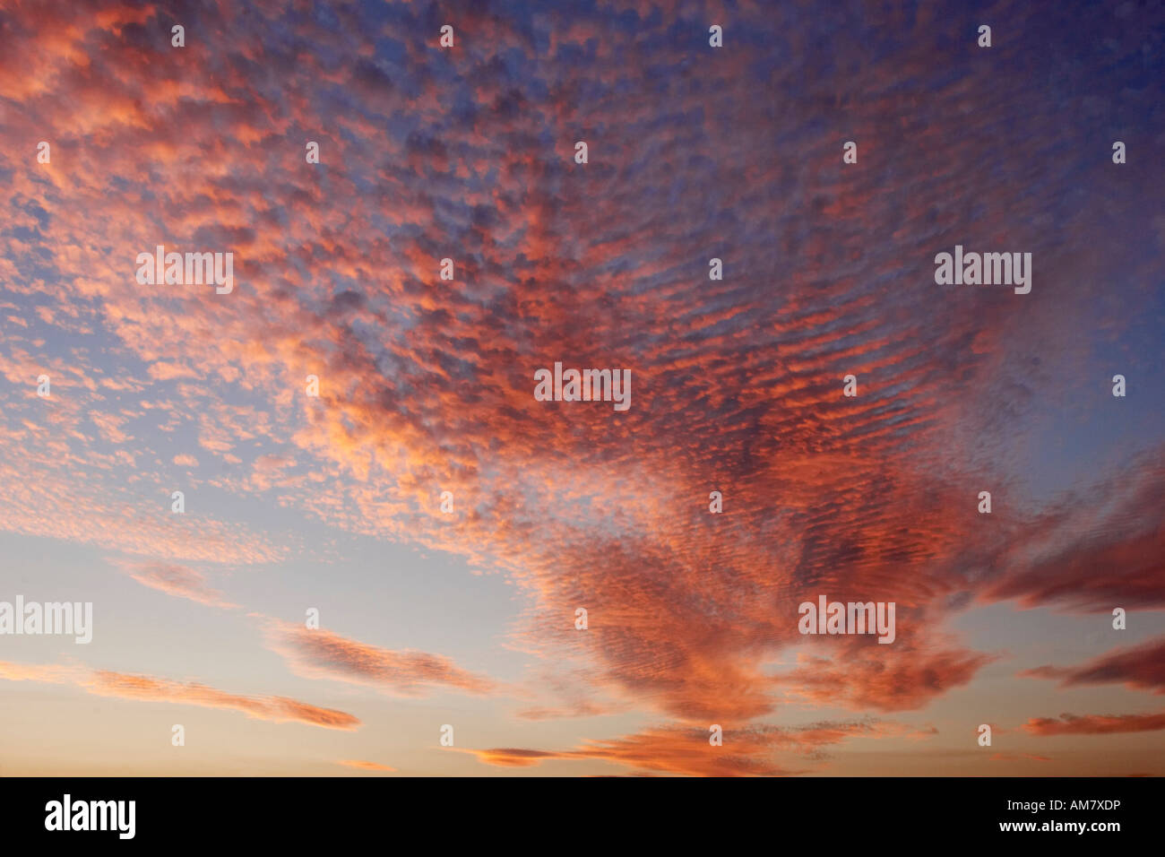 Sunset with evening sky Pilbara region western australia WA Stock Photo ...
