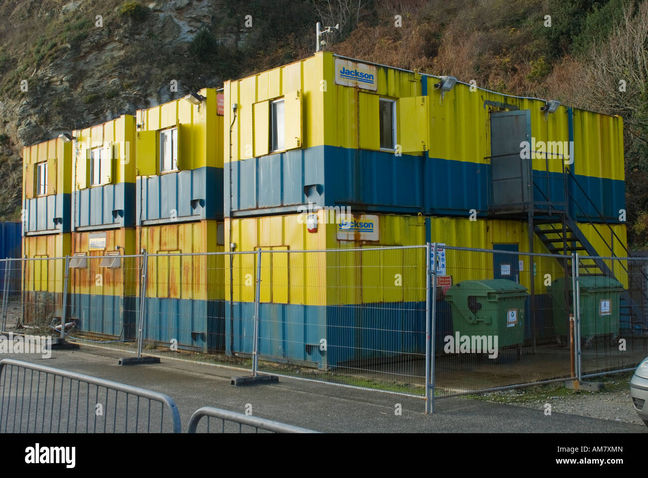 Steel Work Huts Stock Photo - Alamy