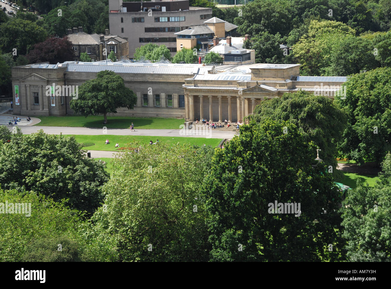 View of Western Park Museum Sheffield South Yorkshire UK Stock Photo ...