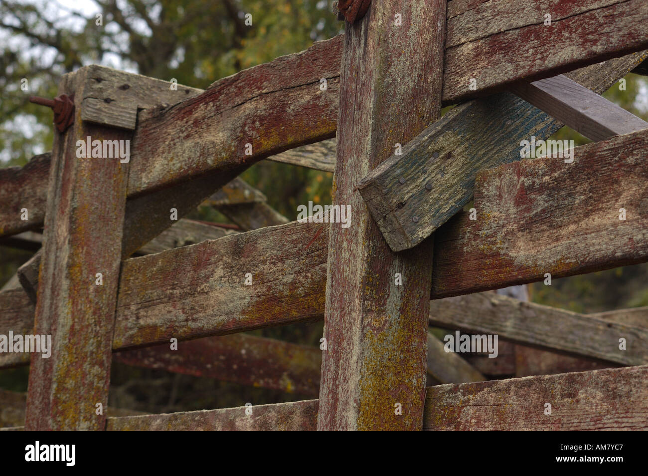 Old Wooden Fence Stock Photo - Alamy