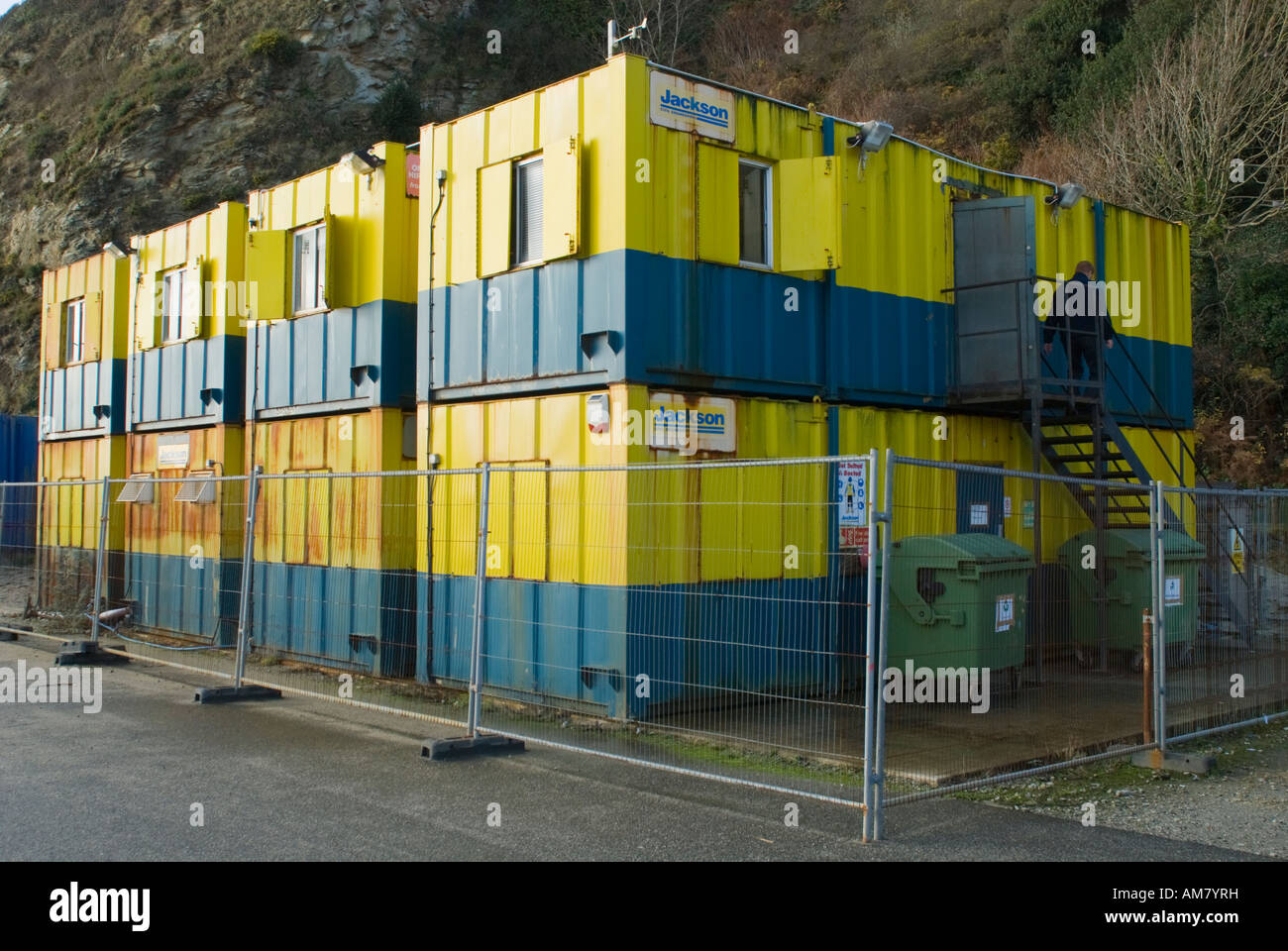 Steel Work Huts Stock Photo - Alamy