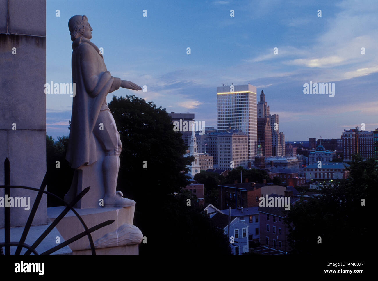 Aerial of downtown providence hi-res stock photography and images - Alamy