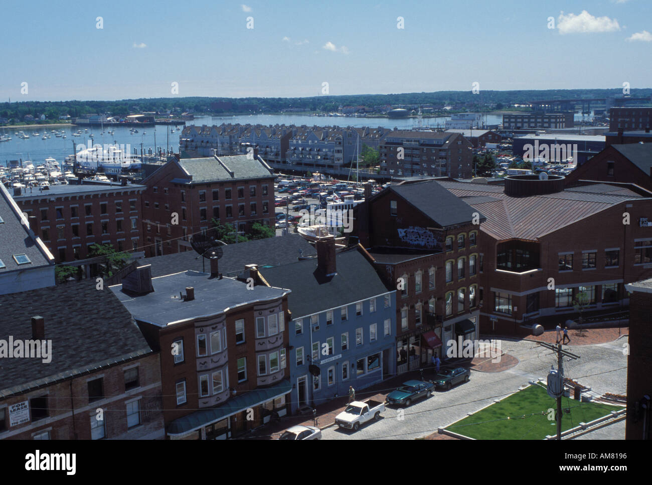 Portland maine aerial hi-res stock photography and images - Alamy