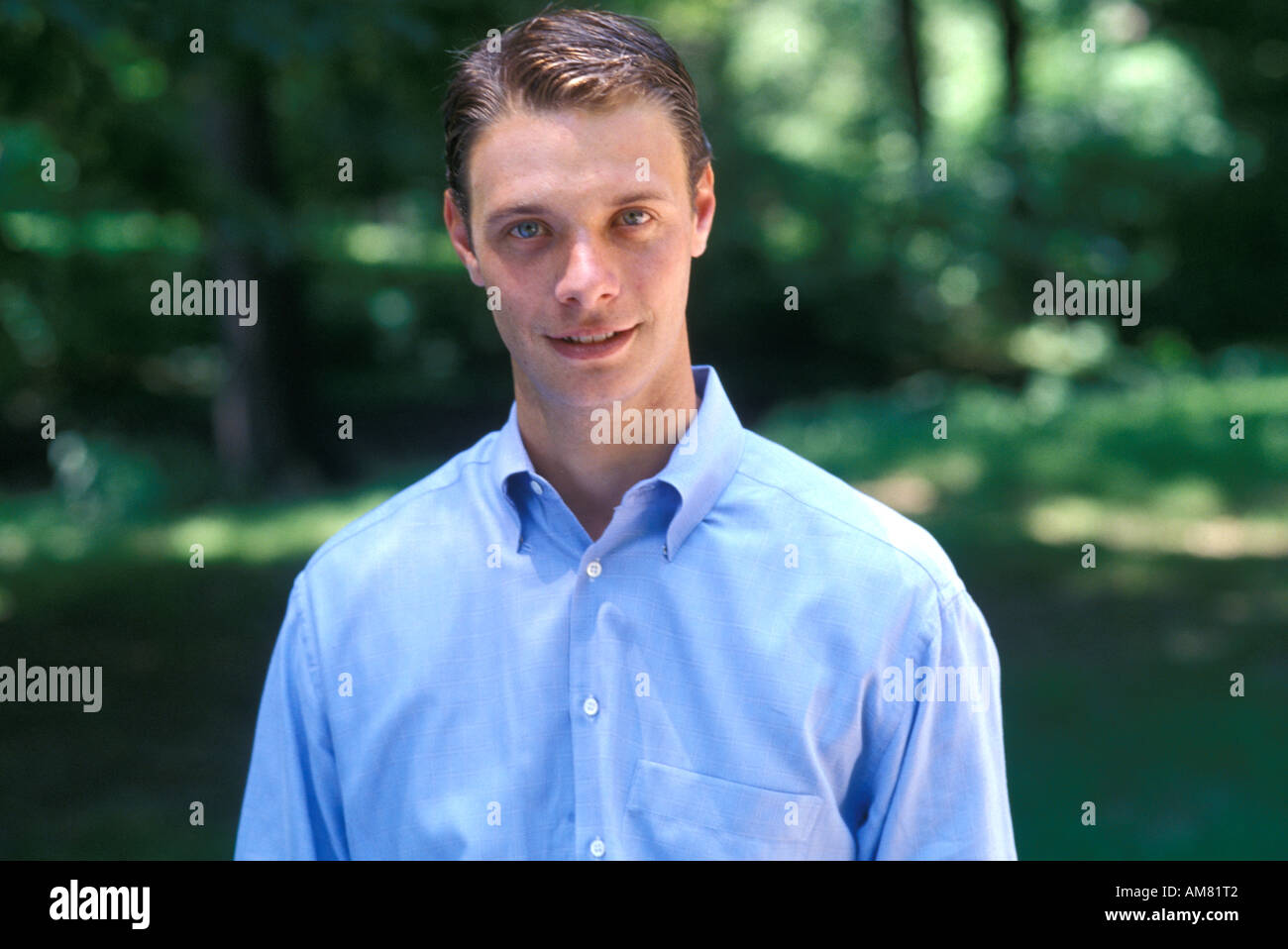 Young man smiling, portrait Stock Photo - Alamy