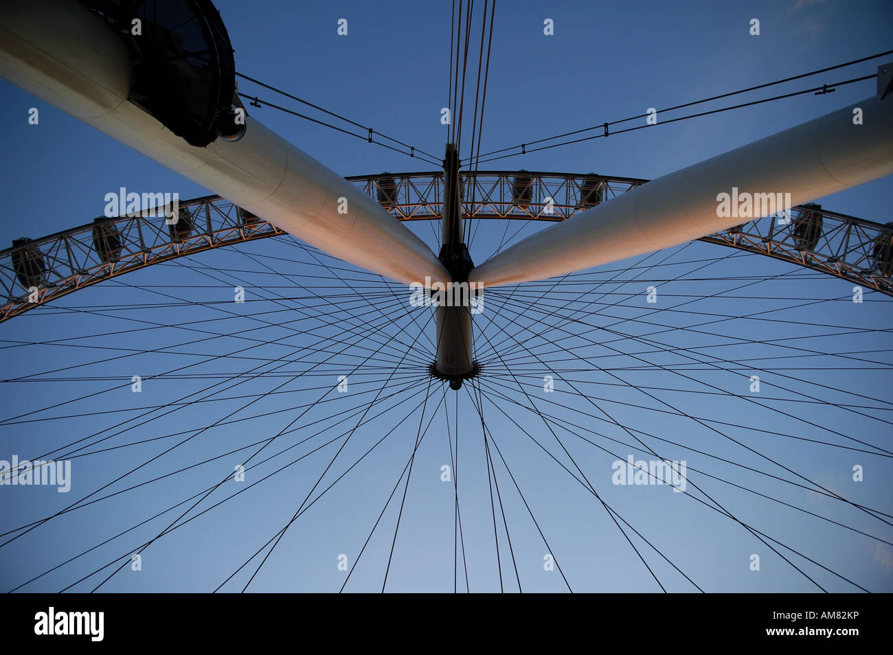 The London Eye wheel at sunset Stock Photo - Alamy