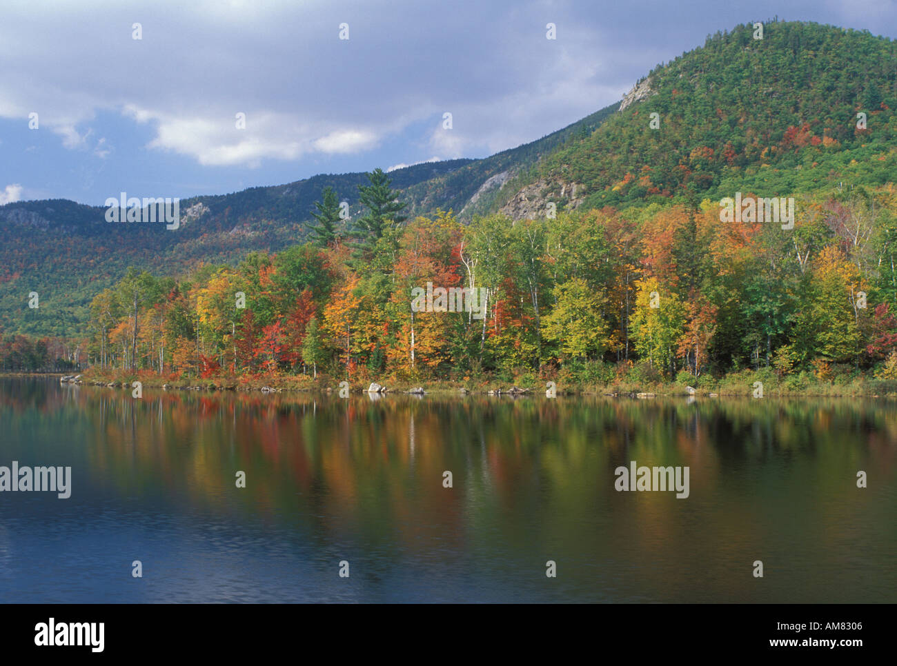 AJ19786, NH, Basin Pond, New Hampshire, White Mountain National Forest ...