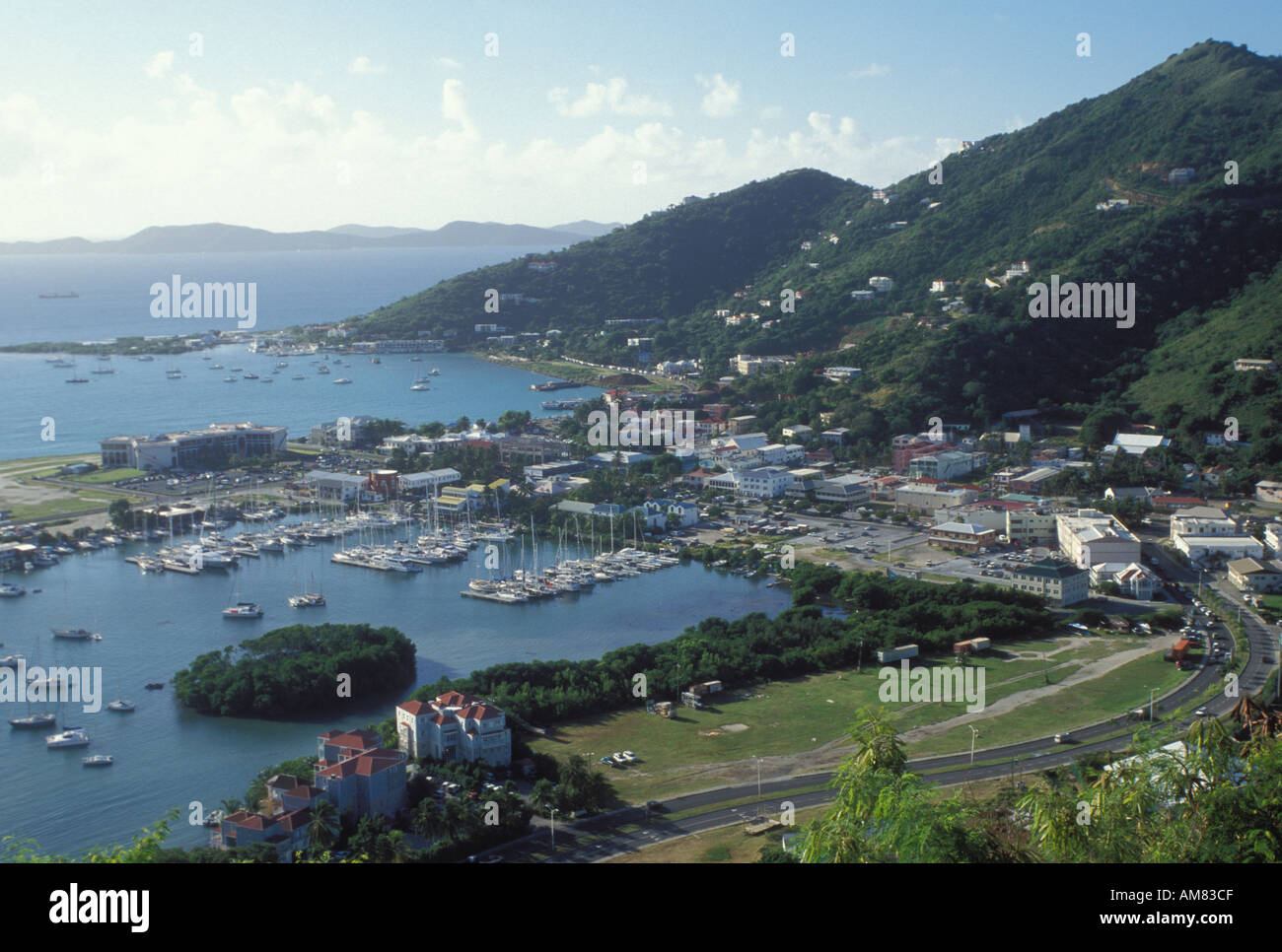 AJ19995, Tortola, Road Town, Caribbean, British Virgin Islands, Road ...