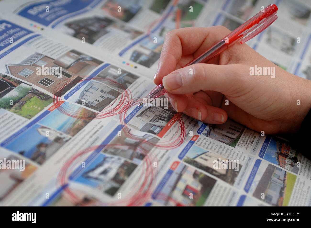 Property section newspaper hi-res stock photography and images - Alamy