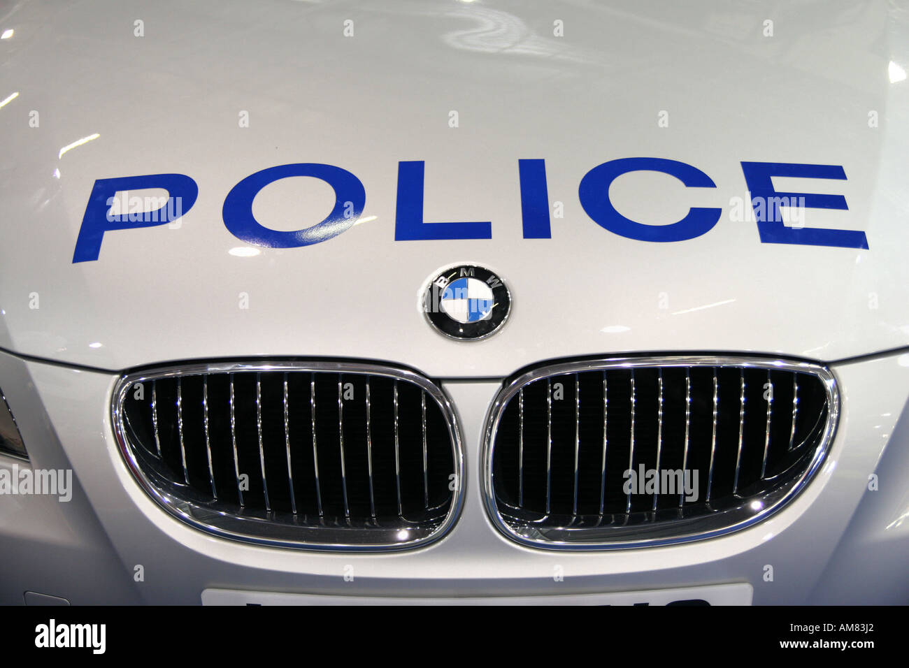 Police car van emergency services response unit in London England UK ...