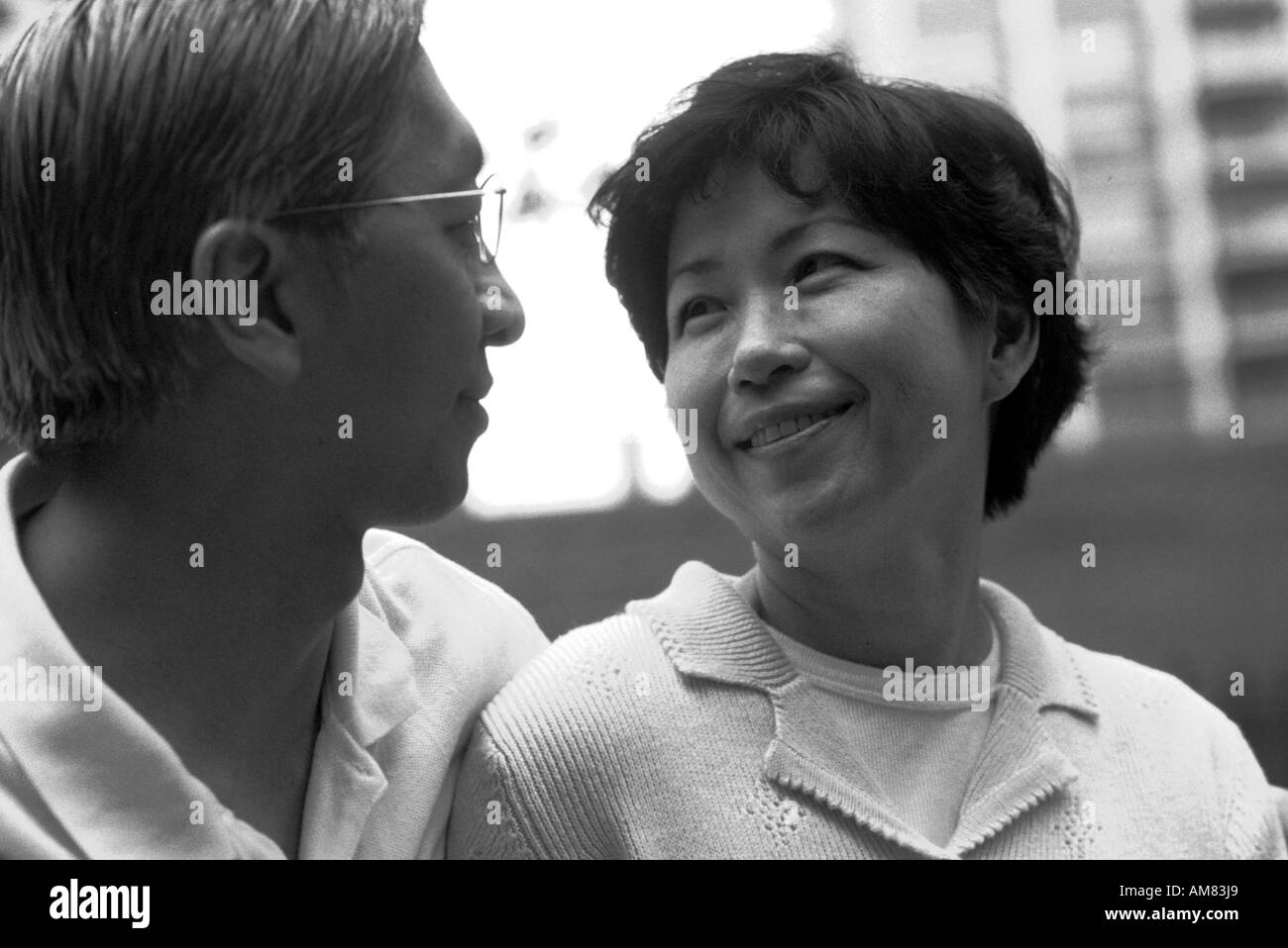 Happy couple excited together Black and White Stock Photos & Images - Alamy