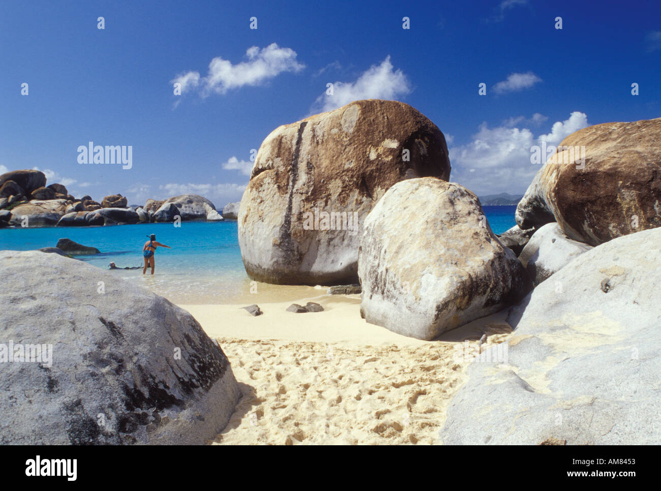 Baths beach virgin gorda bvi paradise hi-res stock photography and ...