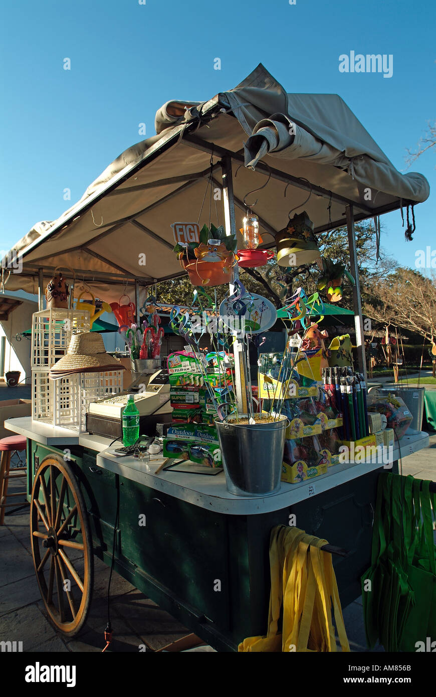 Toys booth in the Dallas arboretum Stock Photo - Alamy