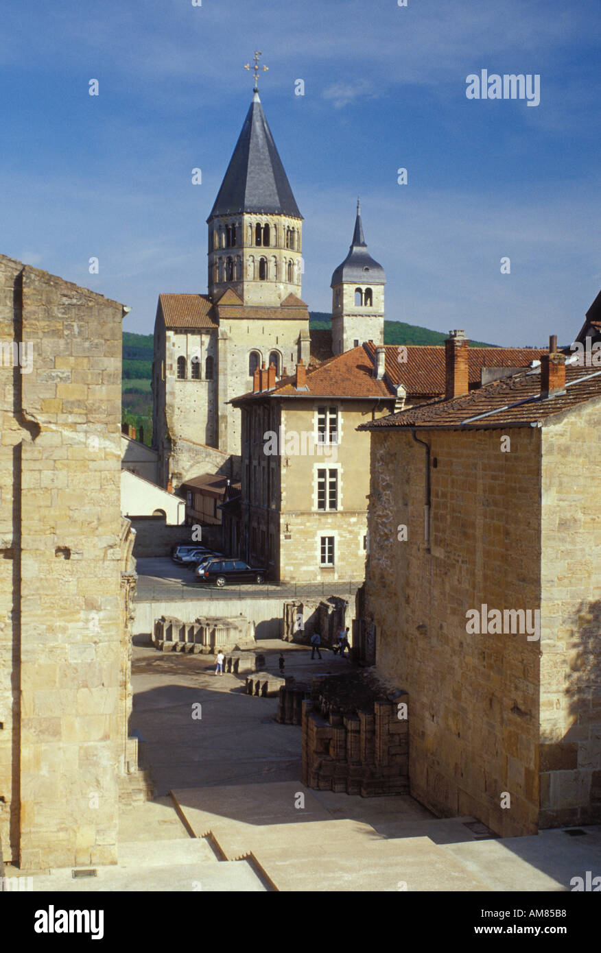 Abbey of cluny cathedral hi-res stock photography and images - Alamy