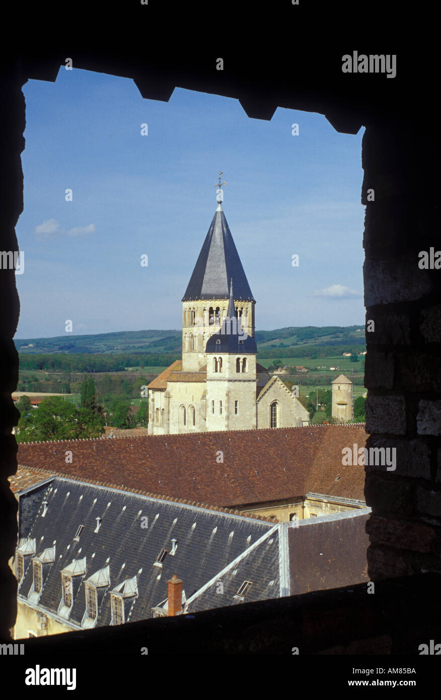Abbey of cluny. cathedral hi-res stock photography and images - Alamy