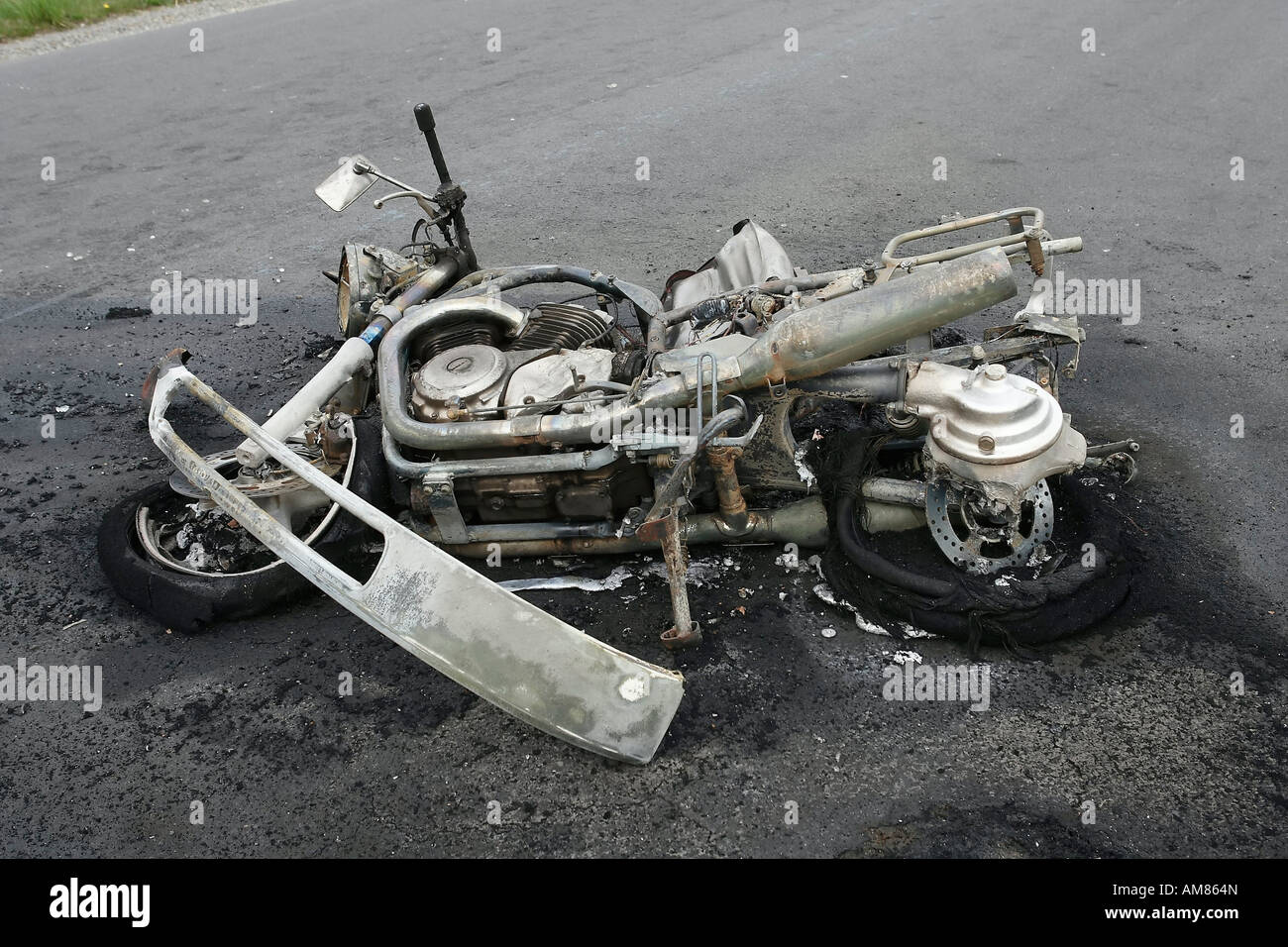 Crash motorcycle hi-res stock photography and images - Alamy