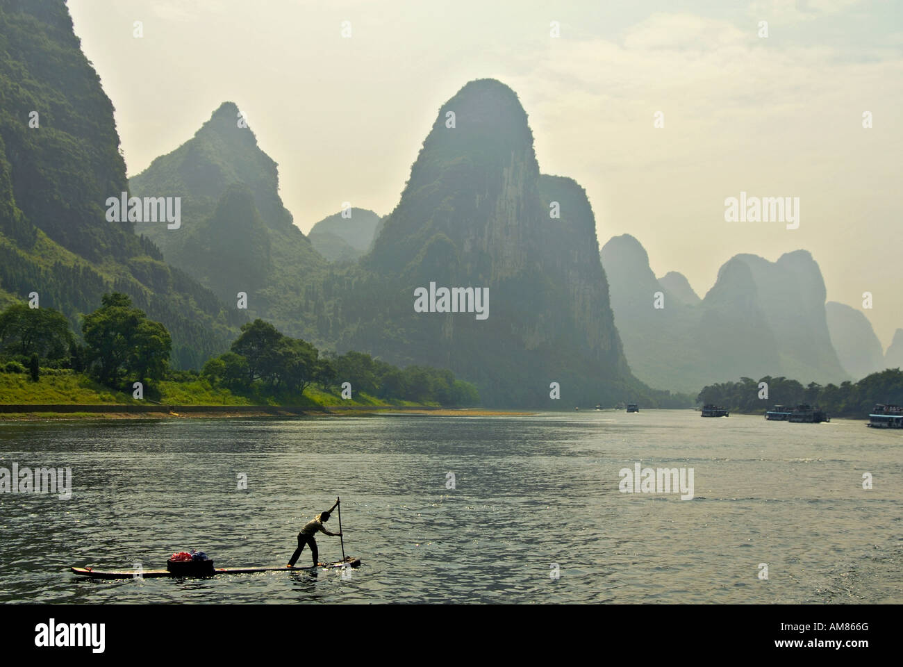 Li River Scenery Guilin China Stock Photo - Alamy
