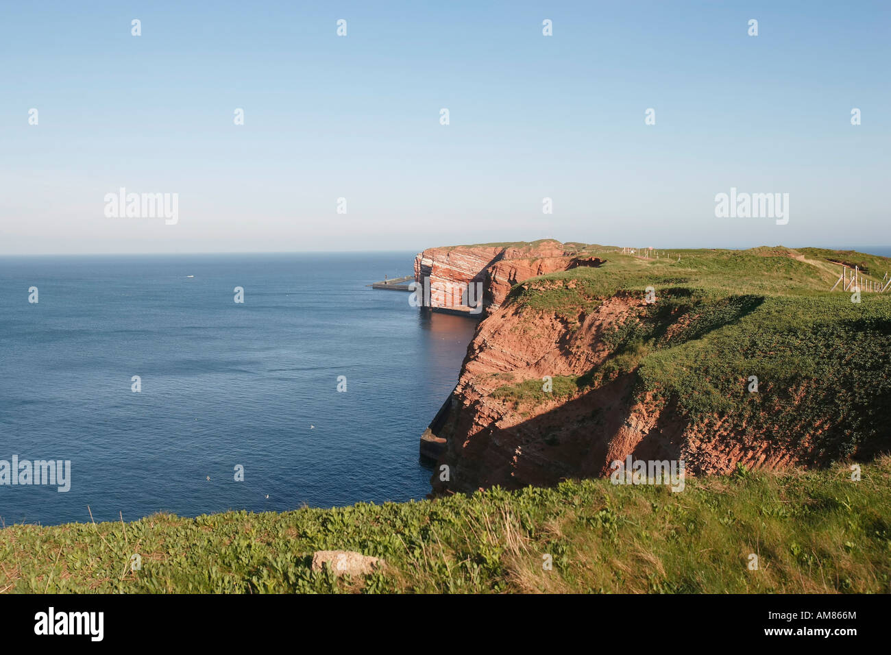 Cliffs, Vogelfelsen, Helgoland, Schleswig-Holstein, Germany Stock Photo ...