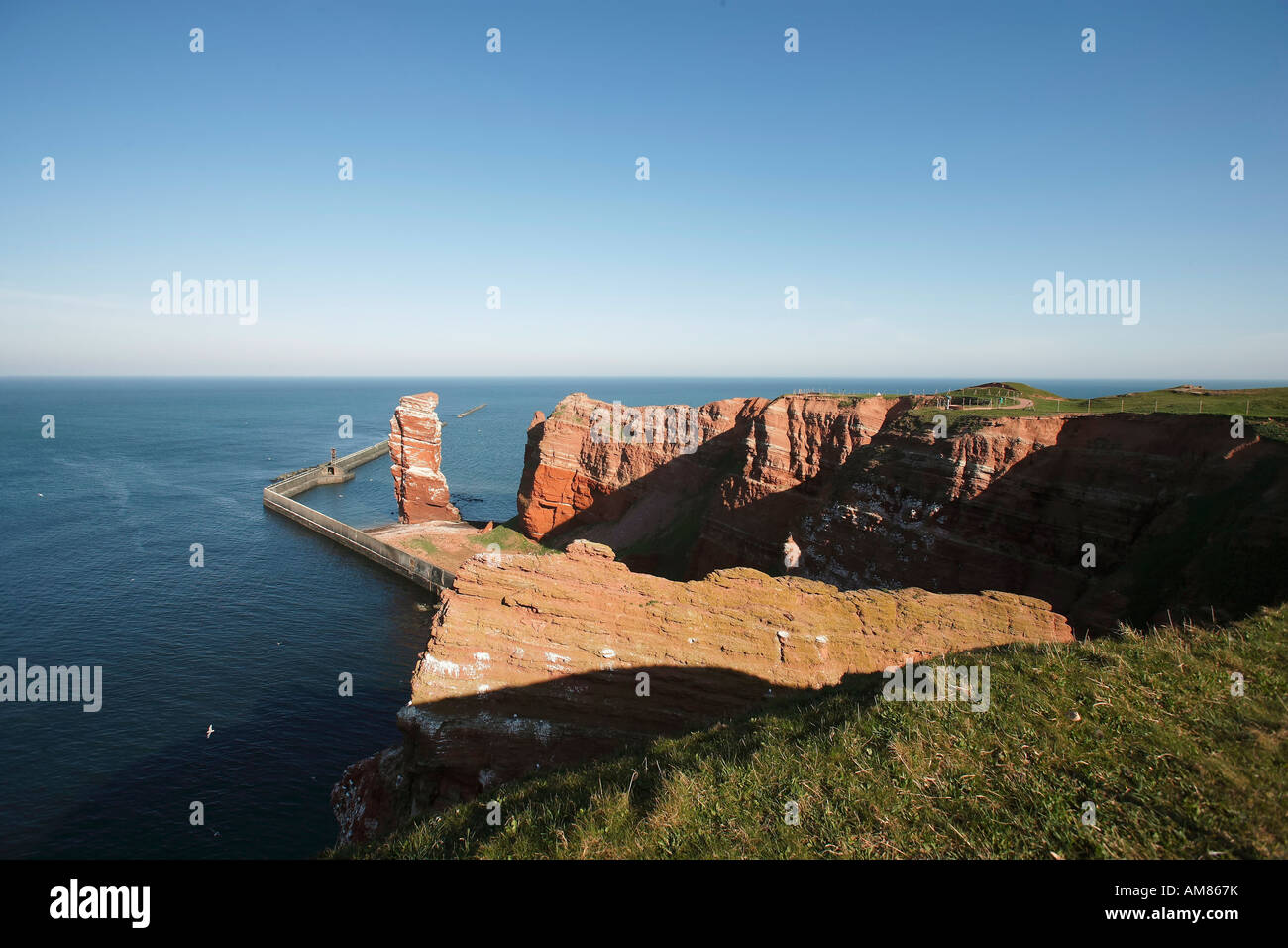 Cliffs, Volgelfelsen, Lange Anna, Helgoland, Schleswig-Holstein ...