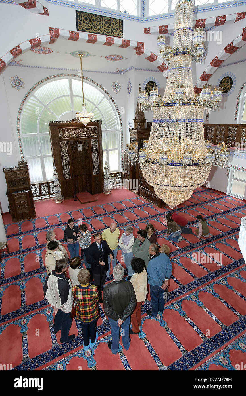 Open day in the mosque of the islamic fold, Bergisch Gladbach, North ...